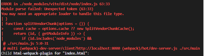 Can I Import And Use Vite Modules In A Webpack Project · Vitejs Vite