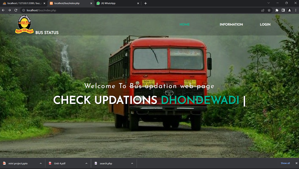 GitHub - Pradnya280/Bus-Time-Updation-System