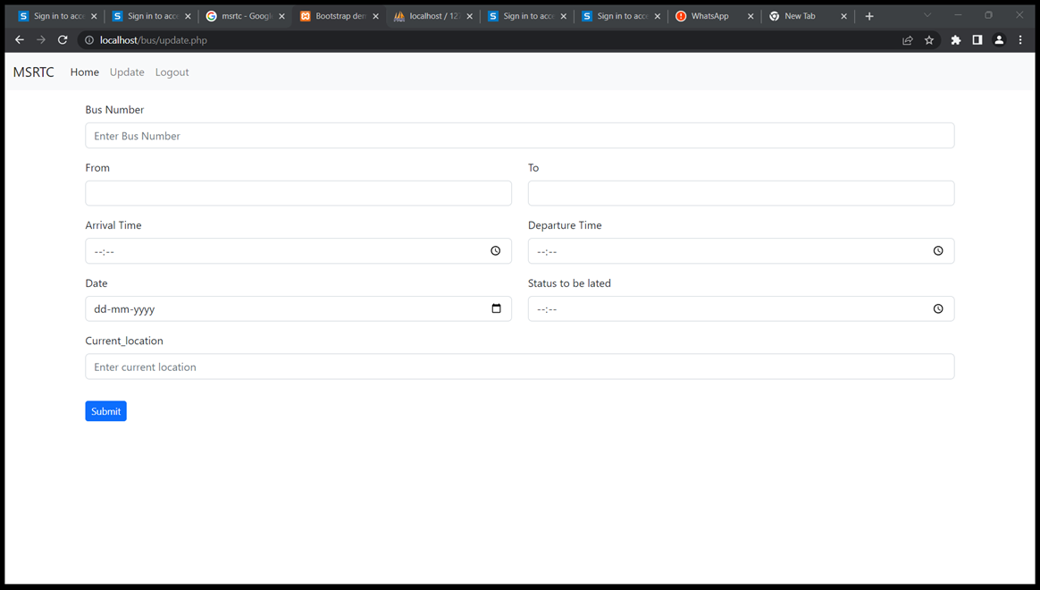 GitHub - Pradnya280/Bus-Time-Updation-System