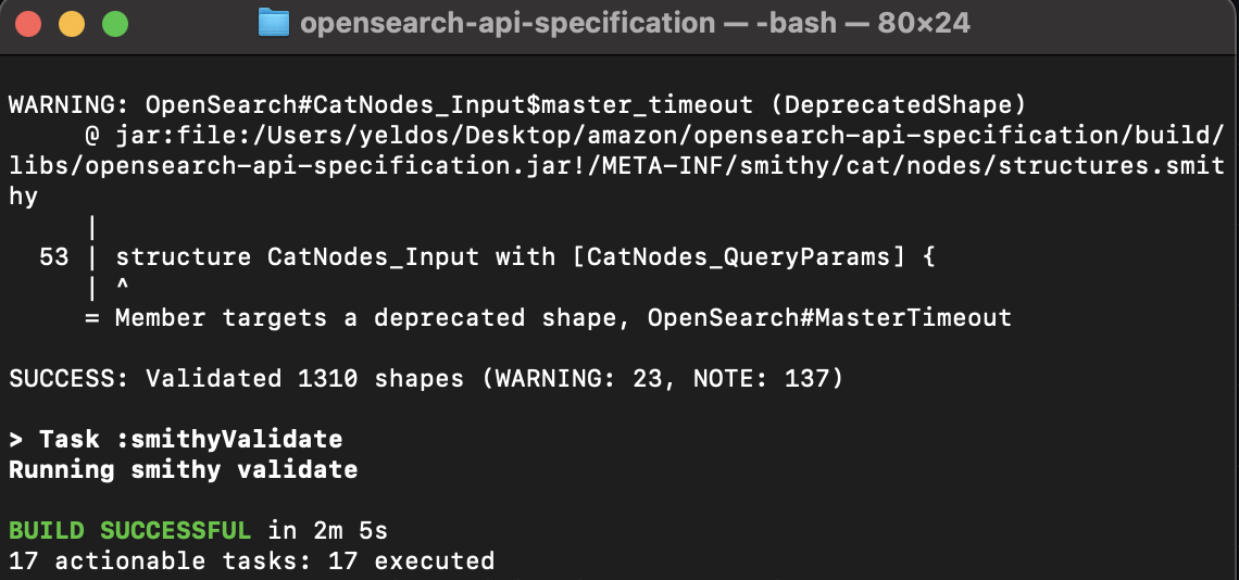 [BUG] Gradle build failed · Issue #94 · opensearch-project/opensearch-api-specification · GitHub