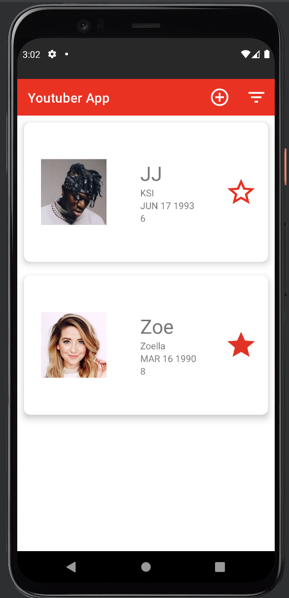 GitHub - emmaroche/Youtuber-App-MAD1: An android application for MAD1 assignment 1. The YouTuber ...