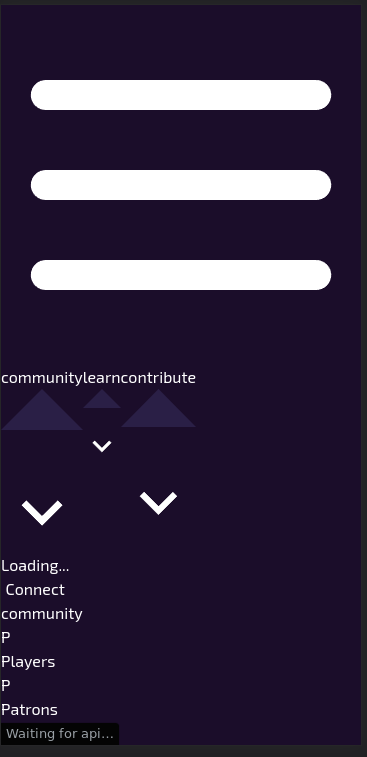 Getting rid of the hamburger loading thing · Issue #1478 · MetaFam/TheGame · GitHub