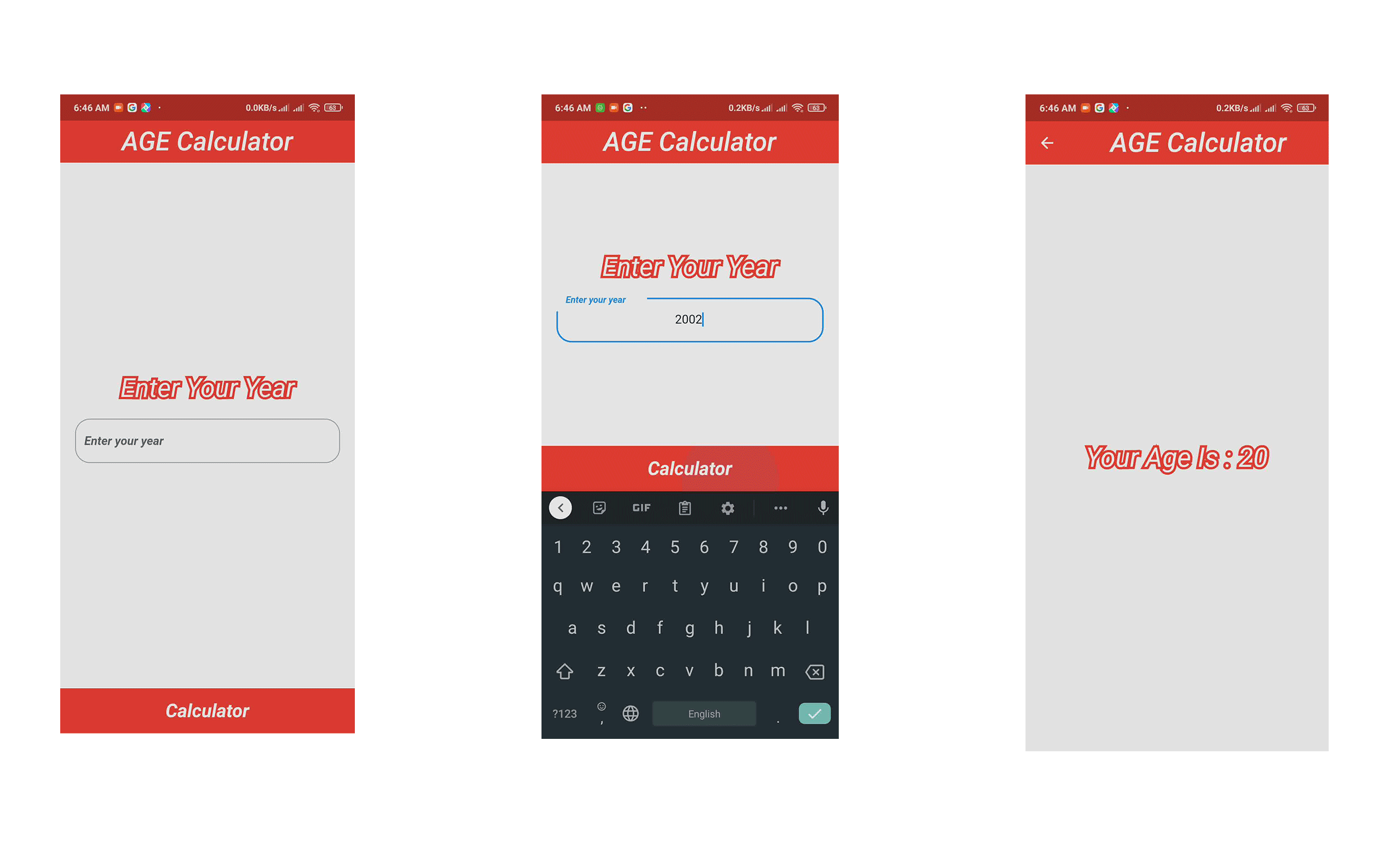 GitHub - gen-eslam/age-app-calculator