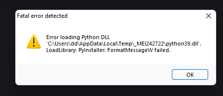 [BUG] I keep getting errors about things not being compatible with ...
