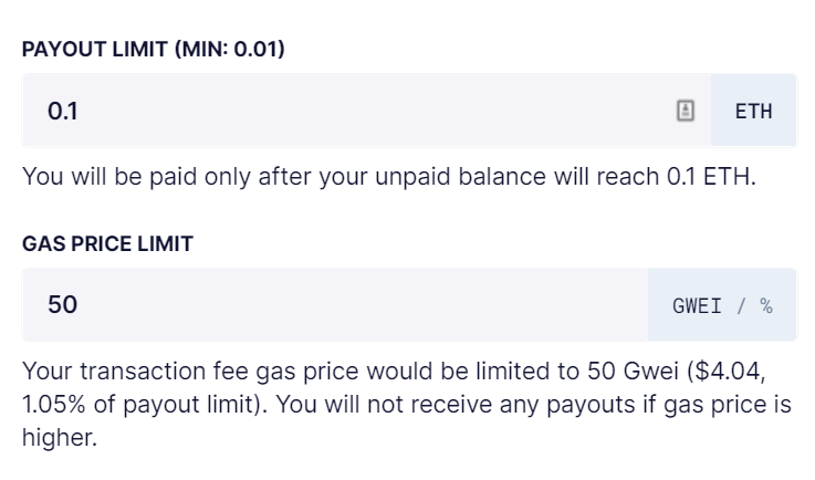 Clarify that "payout limit" is a minimum, not a limit, in the settings and dashboard · Issue ...
