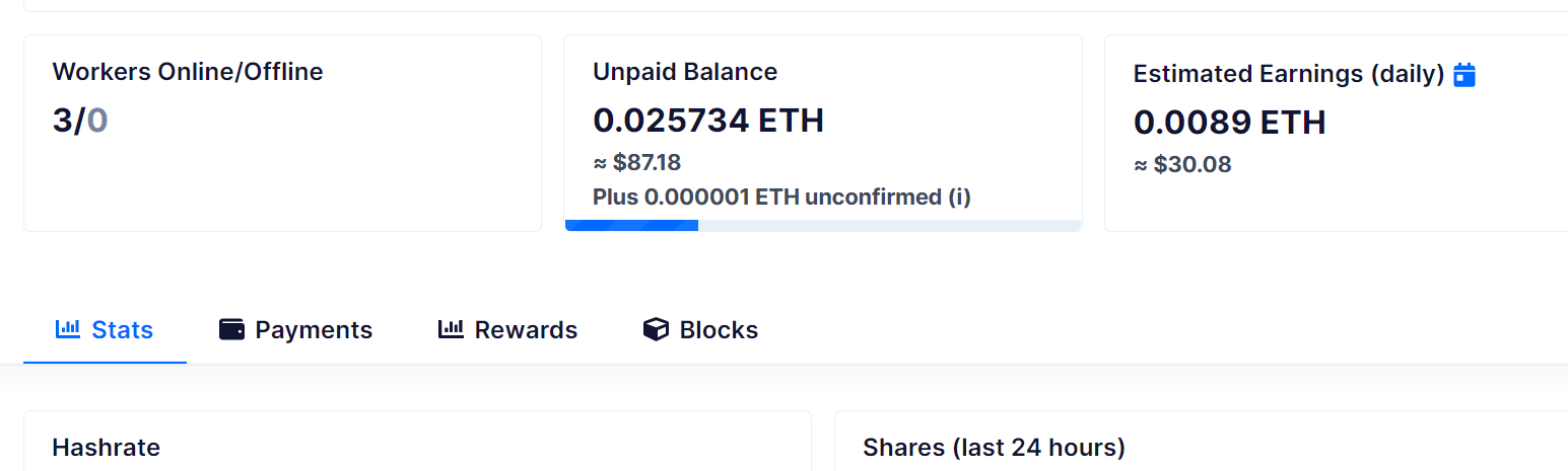 Suggestion to call out unconfirmed rewards on top stats row · Issue #441 · flexpool/frontend ...