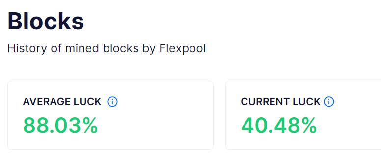 Adjust tooltips for explanation of luck vs effort on pool stats et al · Issue #462 · flexpool ...