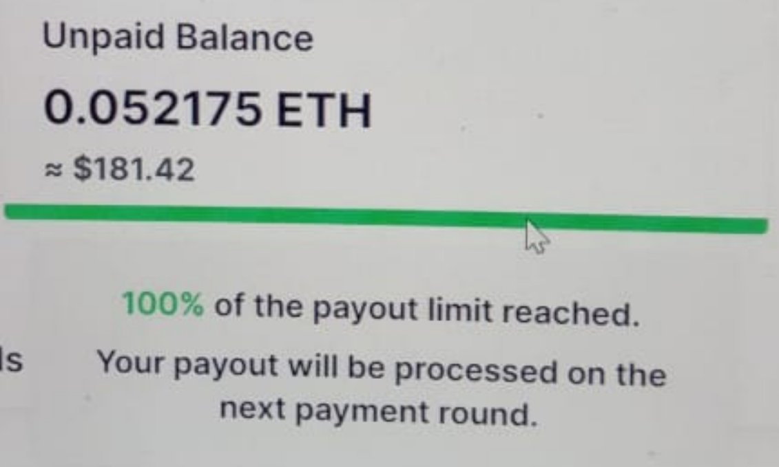 Correct "green bar" payout message to be accurate · Issue #485 · flexpool/frontend · GitHub