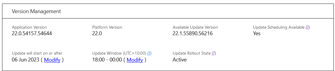 Differing update window dates between Get-BcEnvironmentUpdateWindow and ...