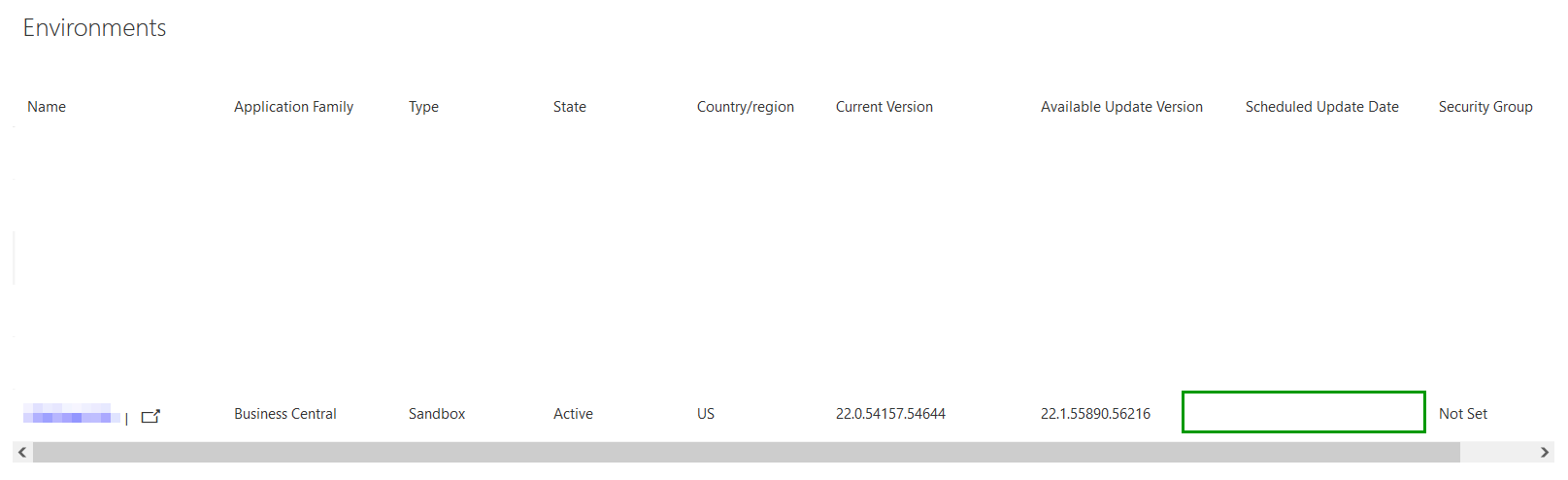Differing update window dates between Get-BcEnvironmentUpdateWindow and ...