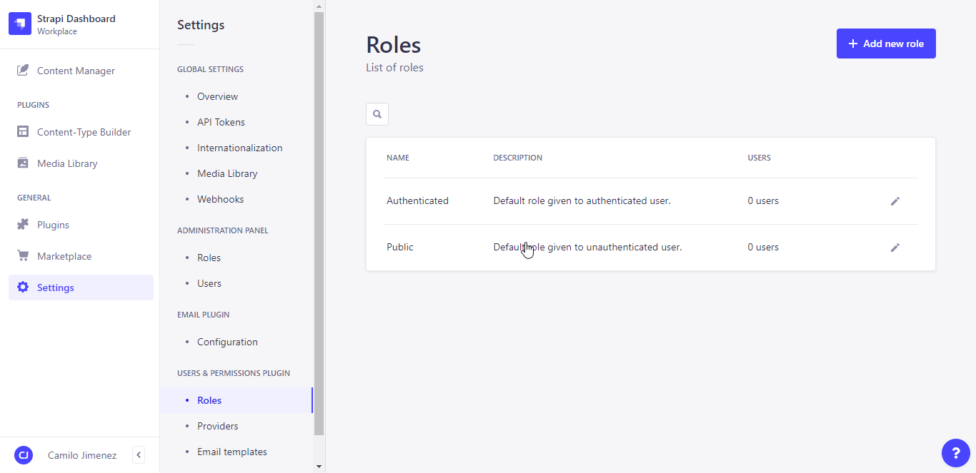 GitHub - camilojimenez19/crud-users-backend: Backend creado en Strapi para realizar un CRUD de ...
