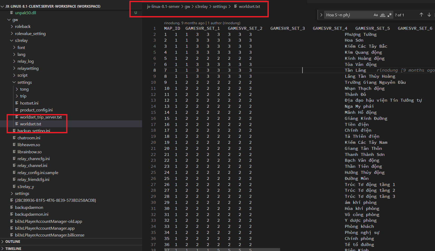 [JX-LINUX] CHỦ ĐỀ MAP - BẢN ĐỒ - MAPLIST.INI - WORLDSET.INI - WORLDSET.TXT - MAPTRAFFIC.INI ...