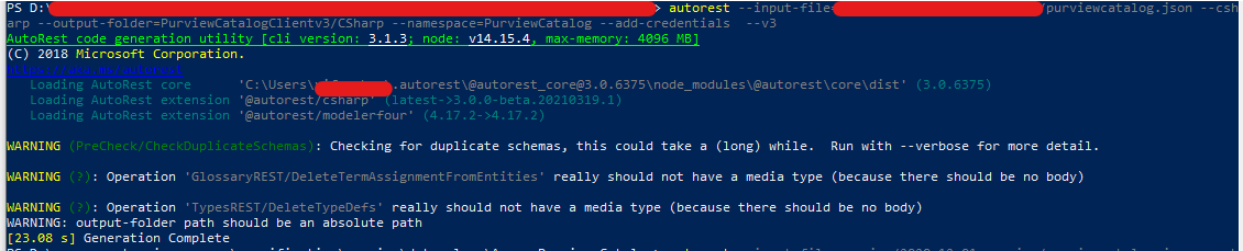 autorest v3 is not generating as expected. · Issue #1094 · Azure/autorest.csharp · GitHub
