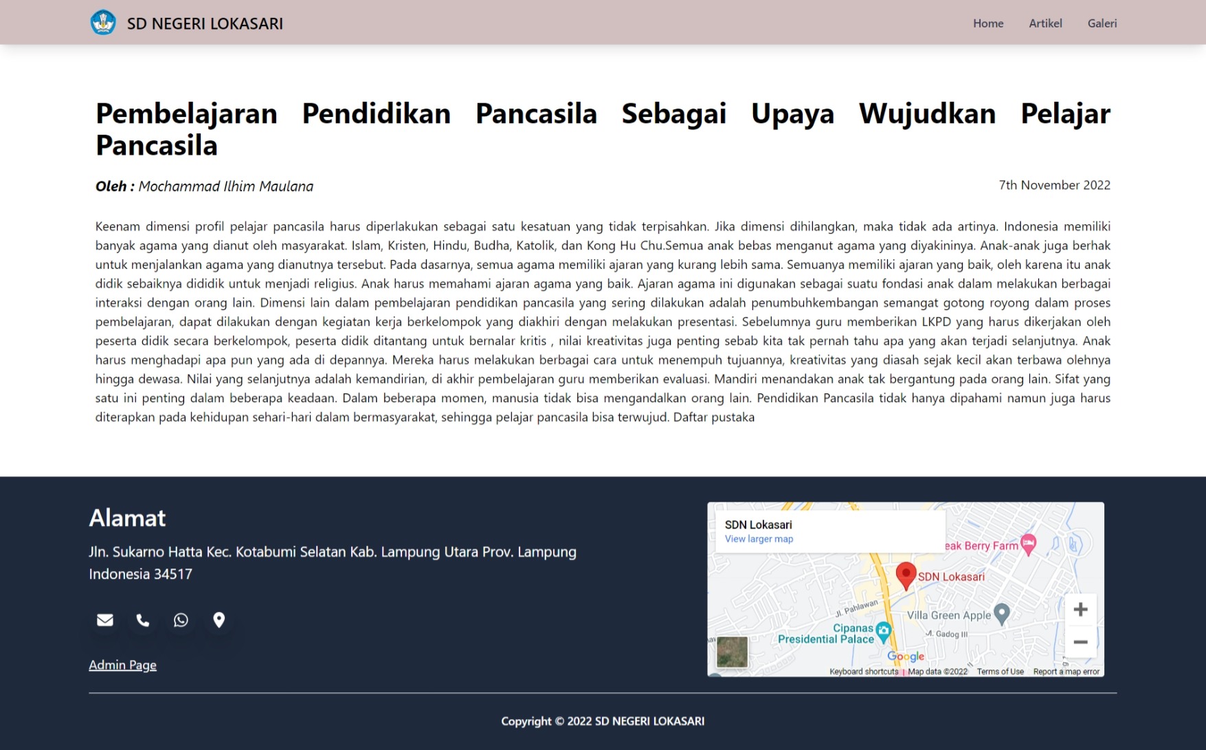 Github Skmnkn Miniproject School Article Miniproject For Task In Alterra Academy
