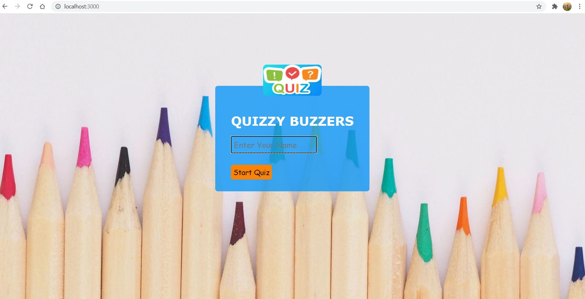 GitHub - Vaishali375/Quiz-app-react: This is a online quiz application made with React and Redux ...