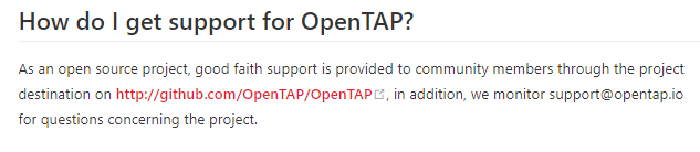 Update FAQ to point to the OpenTAP Forum · Issue #722 · opentap/opentap · GitHub