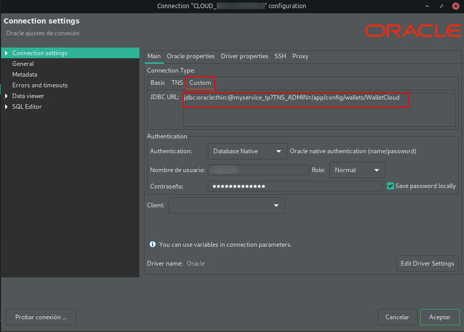 Connect to Oracle 18c/19c Autonomous databases through wallets · Issue #6912 · dbeaver/dbeaver ...