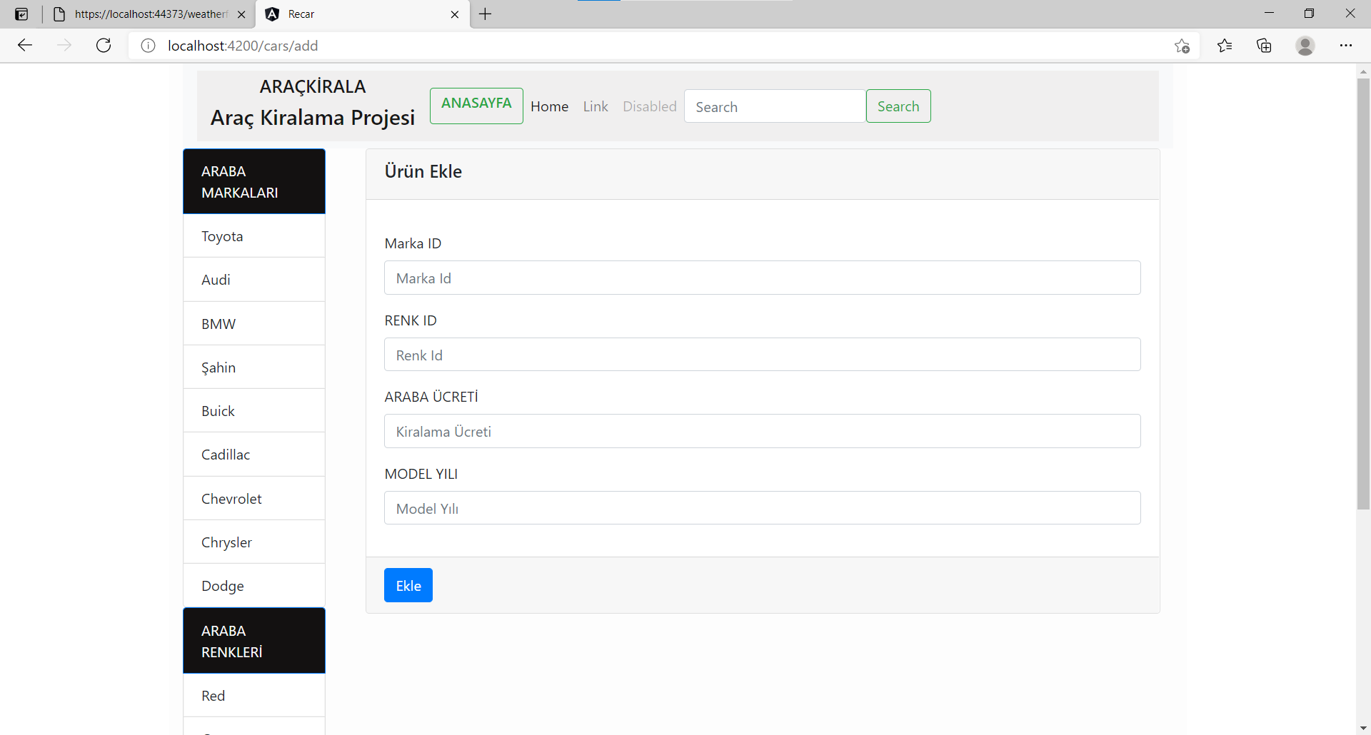 GitHub - ekiciezgi/Frontend-Car