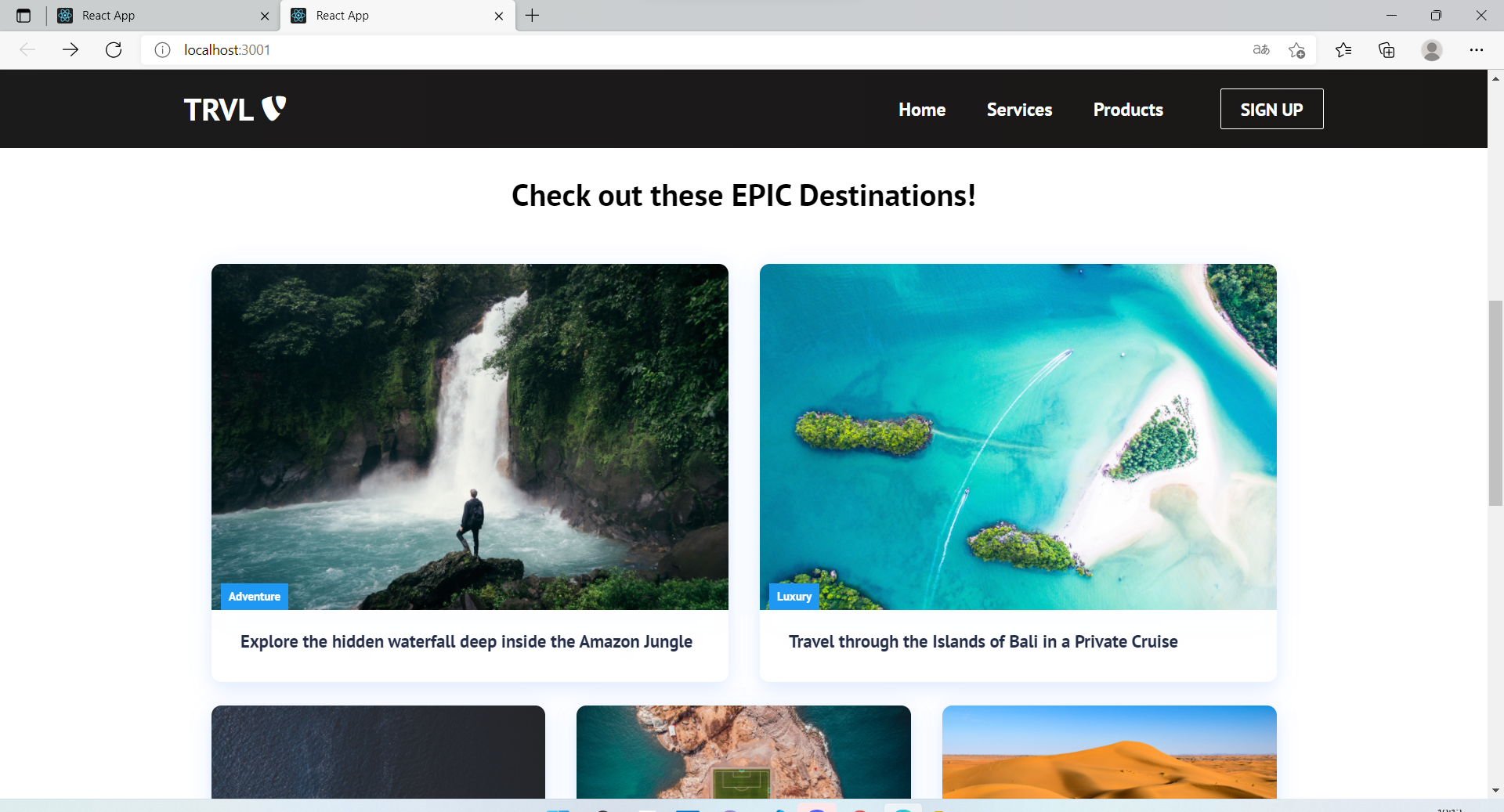 GitHub - ekiciezgi/react-website-Adventure