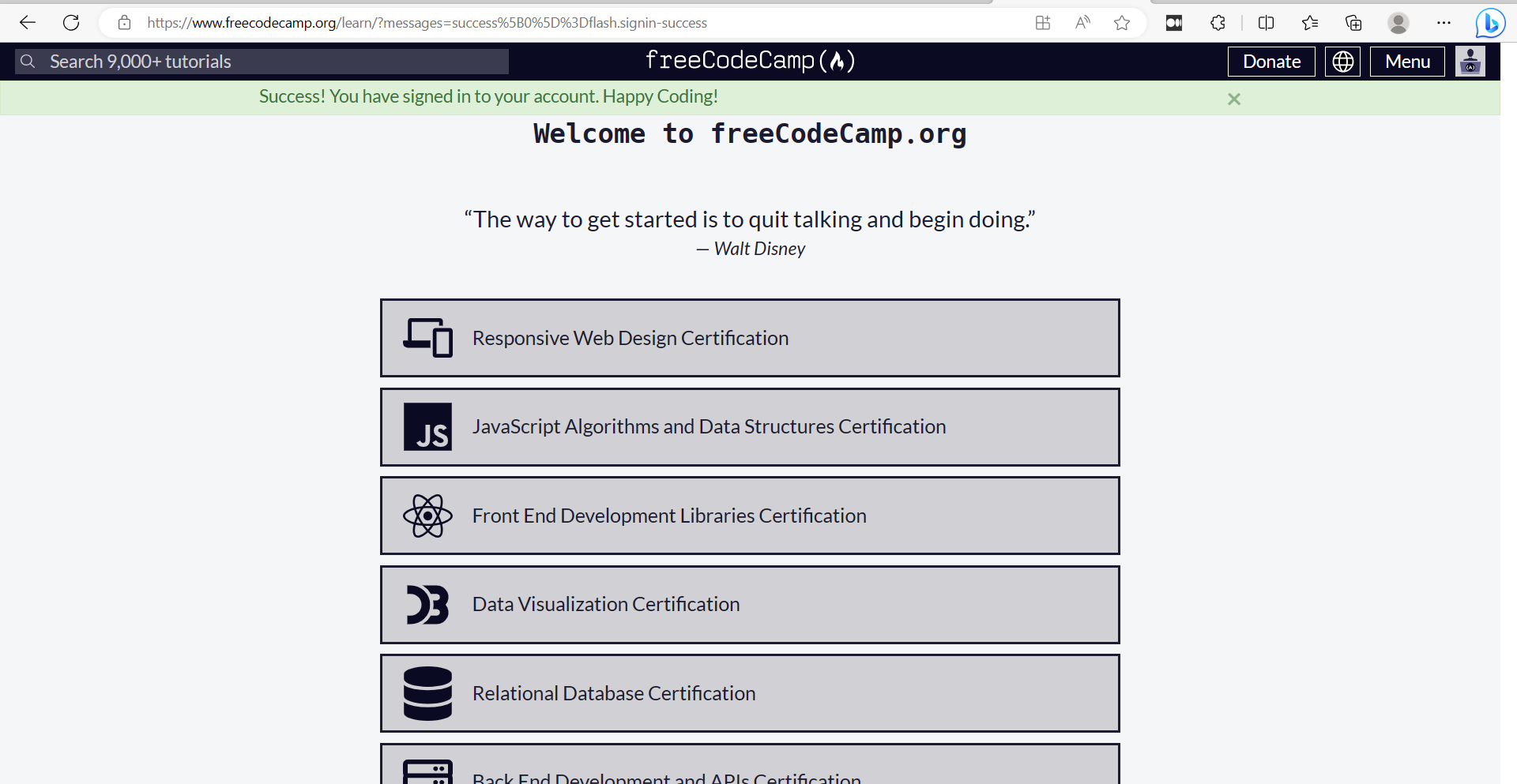success pop up not centered · Issue #51151 · freeCodeCamp/freeCodeCamp · GitHub