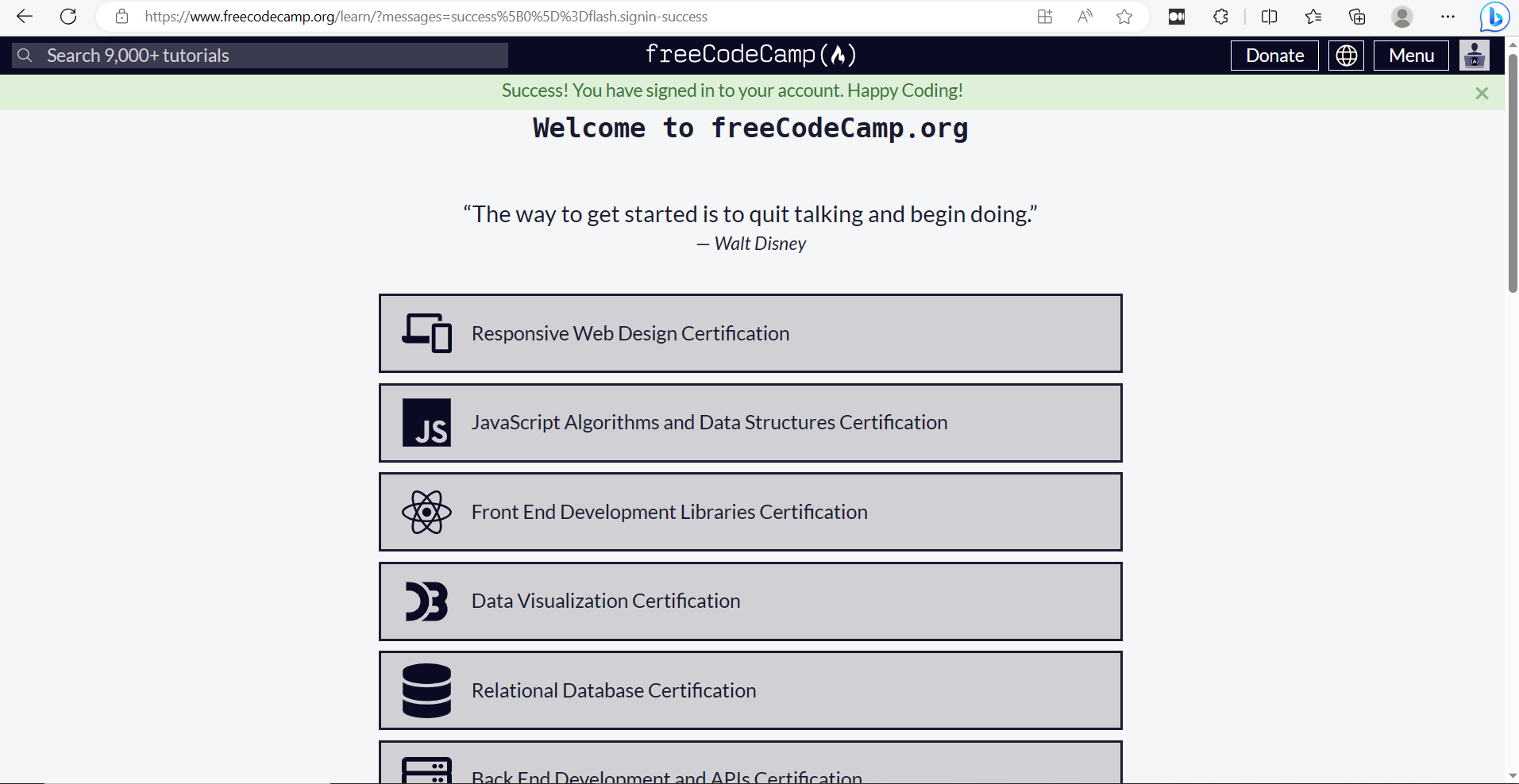 success pop up not centered · Issue #51151 · freeCodeCamp/freeCodeCamp · GitHub
