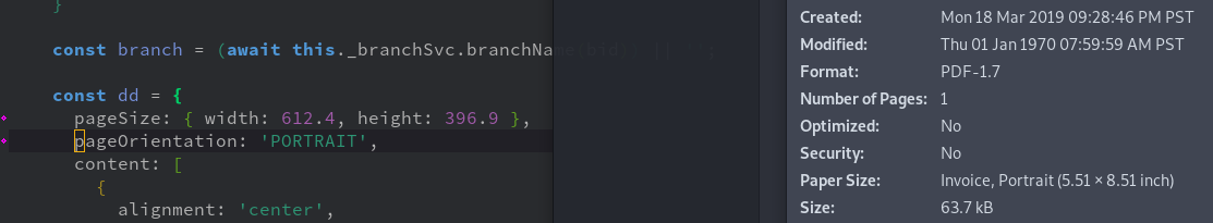 Setting custom size will change the page orientation. · Issue #1675 ...