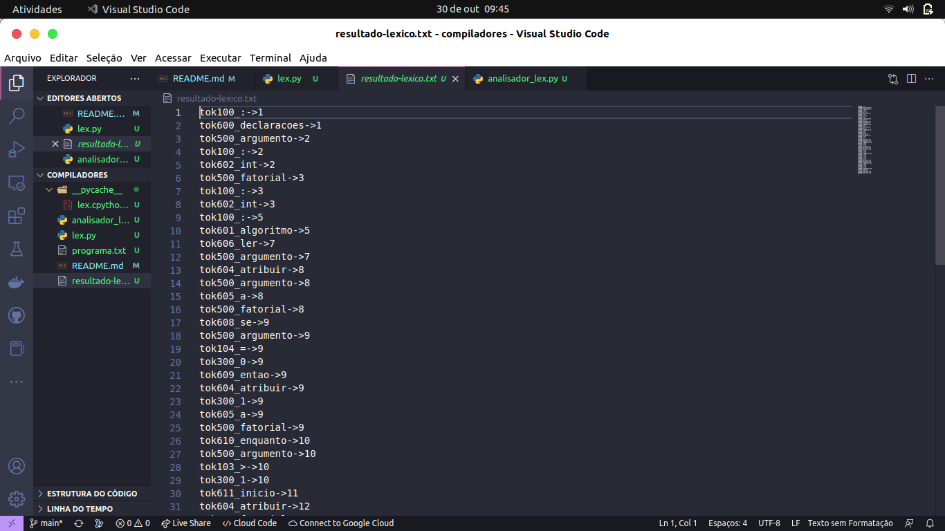 GitHub - larisard/analisador-lexico