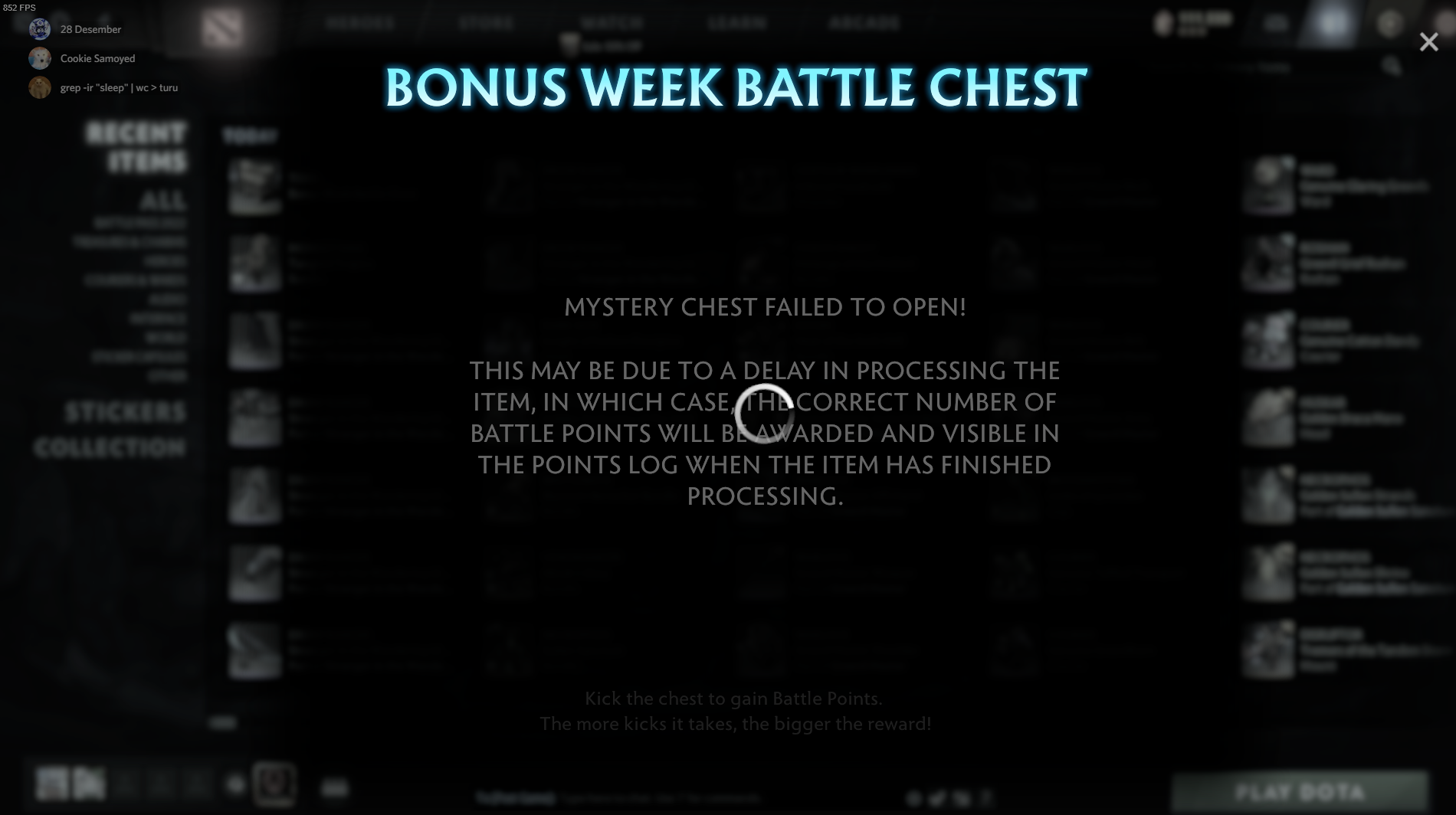 Bonus Week Battle Chest Bug (the tusk one) · Issue #4927 · ValveSoftware/Dota2-Gameplay · GitHub