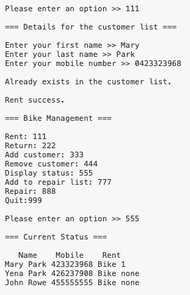 GitHub - yenapark-dev/e-bike-rental-system: CLI e-bike rental system ...