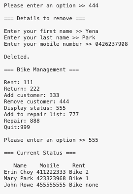 GitHub - yenapark-dev/e-bike-rental-system: CLI e-bike rental system using C# based on FIFO ...