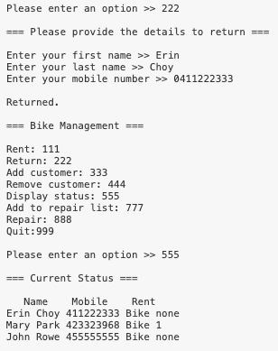 GitHub - yenapark-dev/e-bike-rental-system: CLI e-bike rental system ...