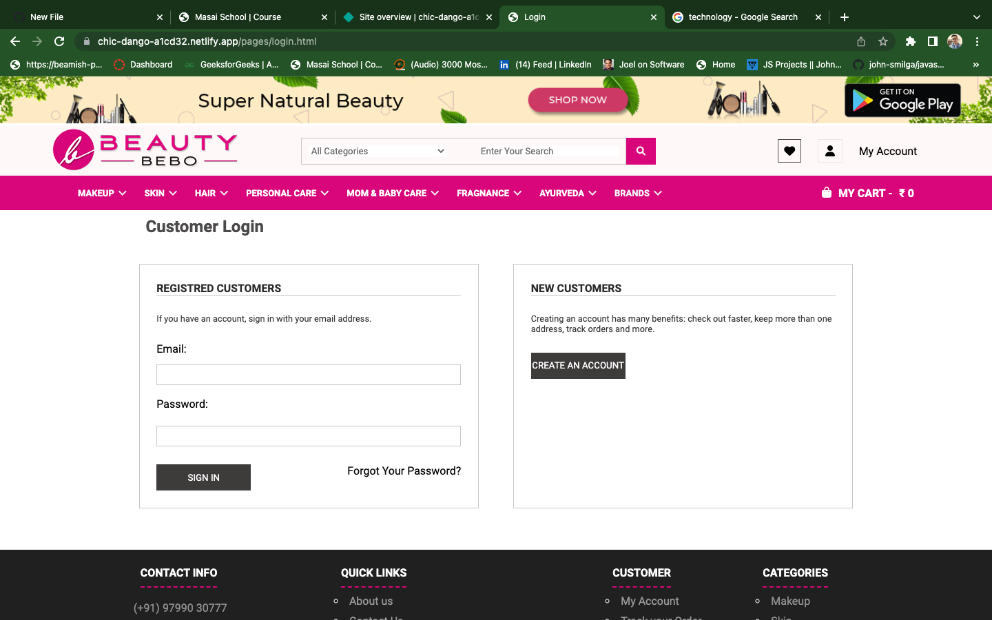 GitHub - Akash-kumar-2021/beauty-bebo-clone