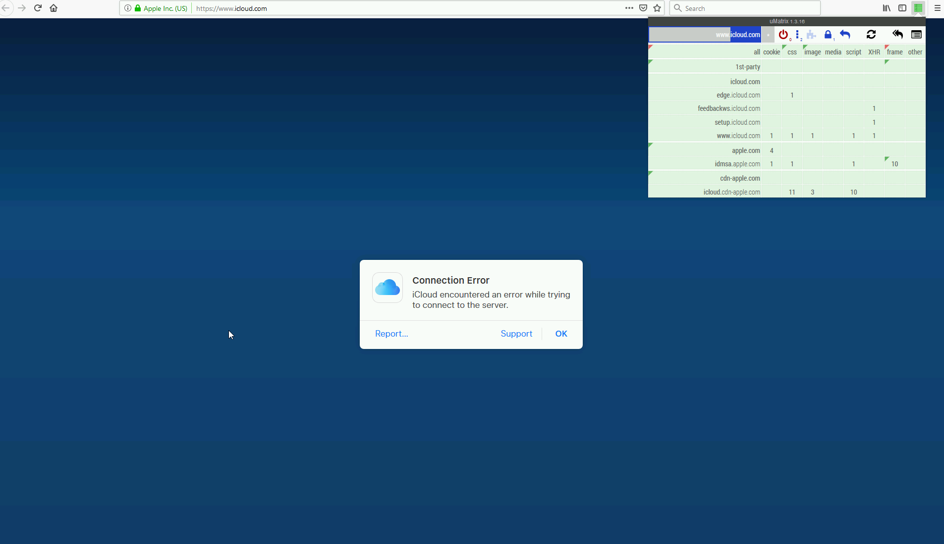 www.icloud.com won't load with uMatrix enabled · Issue #130 · uBlockOrigin/uMatrix-issues · GitHub