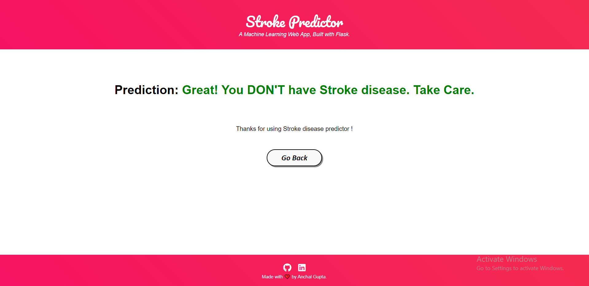 GitHub - Anchal1508/Stroke-Prediction-WebApp