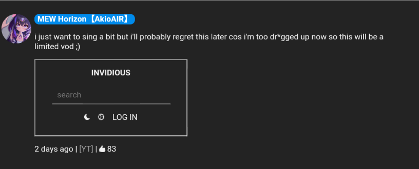 [Enhancement] Improve error message on embedded videos · Issue #3791 · iv-org/invidious · GitHub