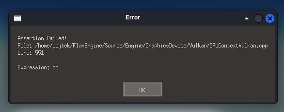 Engine crashing when trying to select font material (Vulkan) · Issue #841 · FlaxEngine ...