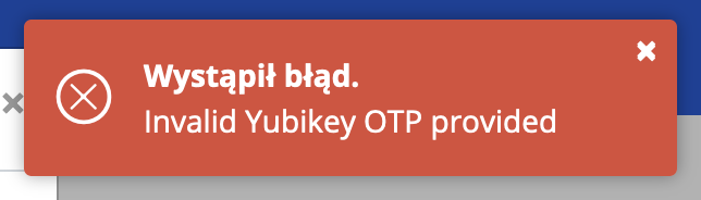 Yubi Key Registration Does Not Work · Issue 3158 · Dani Garcia Vaultwarden · Github