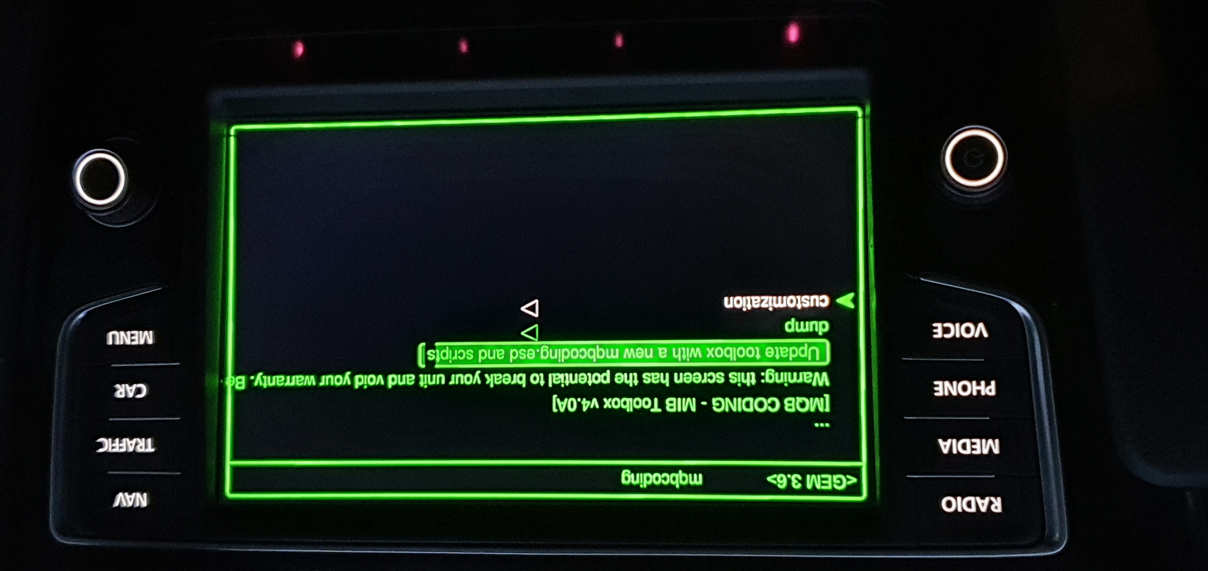 [REQUEST] Green menu is only showing half · Issue #127 · jilleb/mib2-toolbox · GitHub