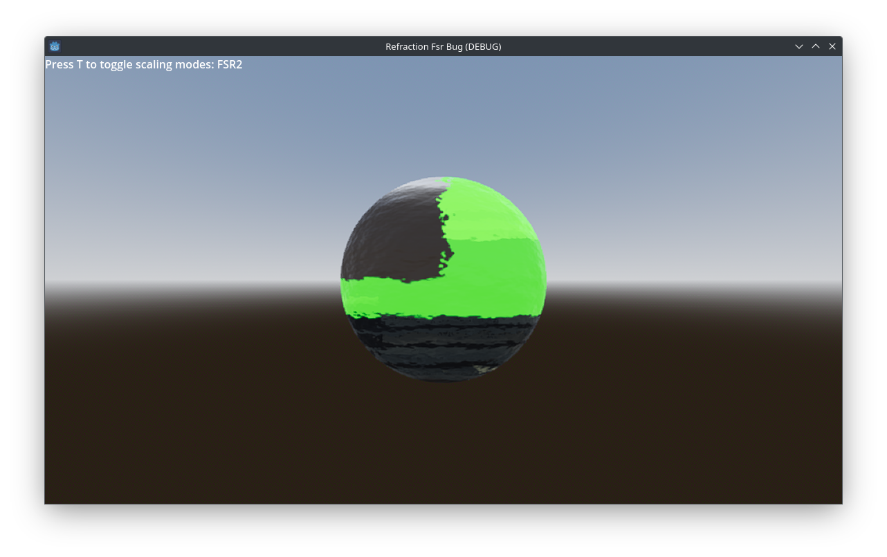 Fsr2 Breaks Refraction Rendering · Issue 83759 · Godotenginegodot · Github