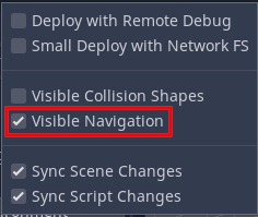 Debug option "Visible Navigation" does not show MeshLibrary navmeshes for Gridmaps. · Issue ...