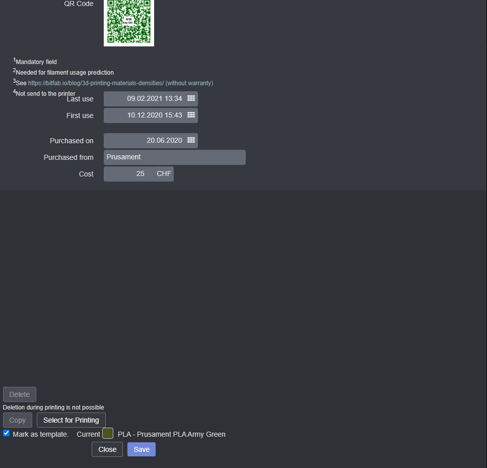 Cannot edit spools that have run out (>100%) · Issue #123 · OllisGit/OctoPrint-SpoolManager · GitHub