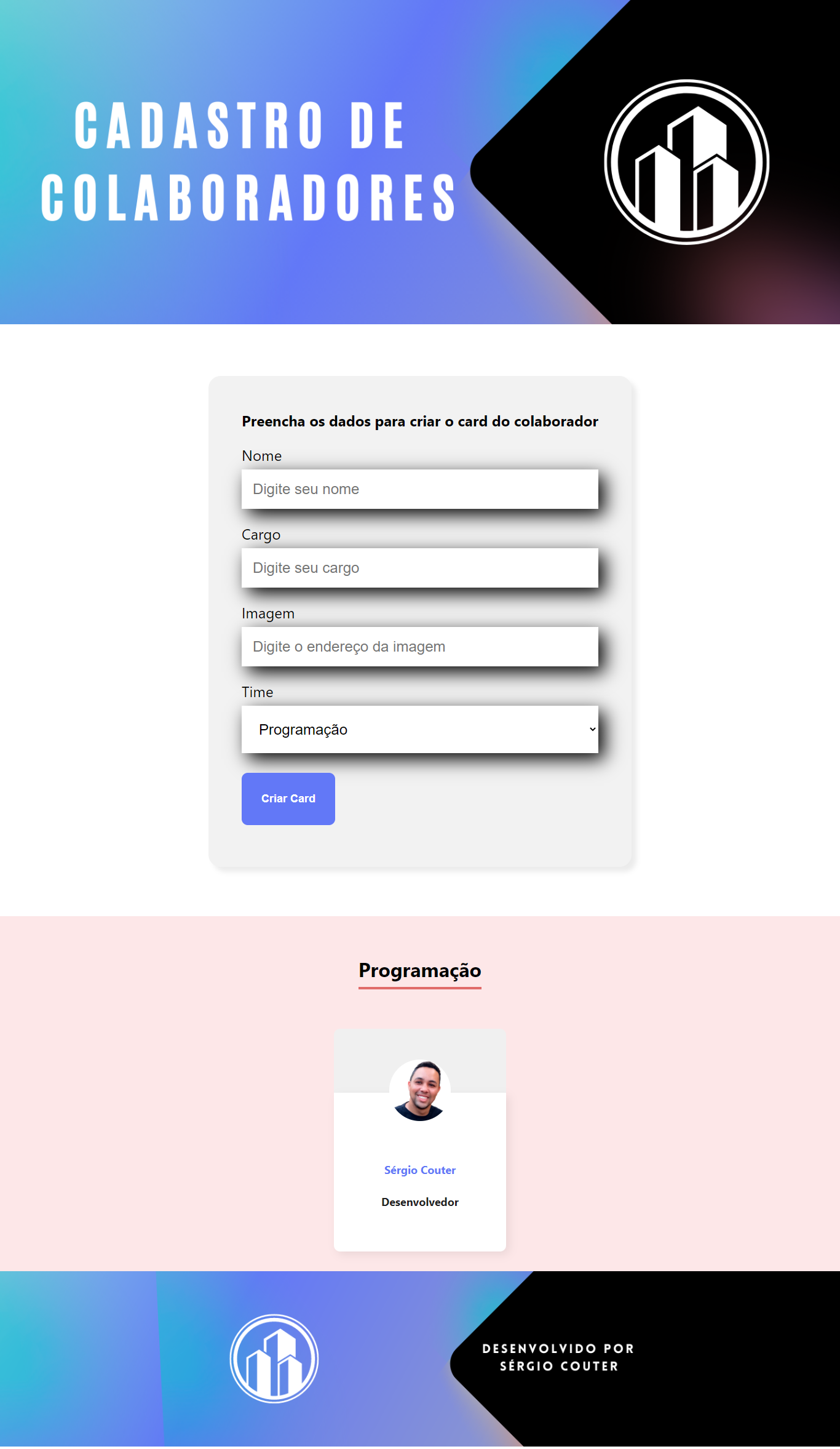 GitHub - sergiocouter/cadastro_de_colaboradores: Cadastro de ...