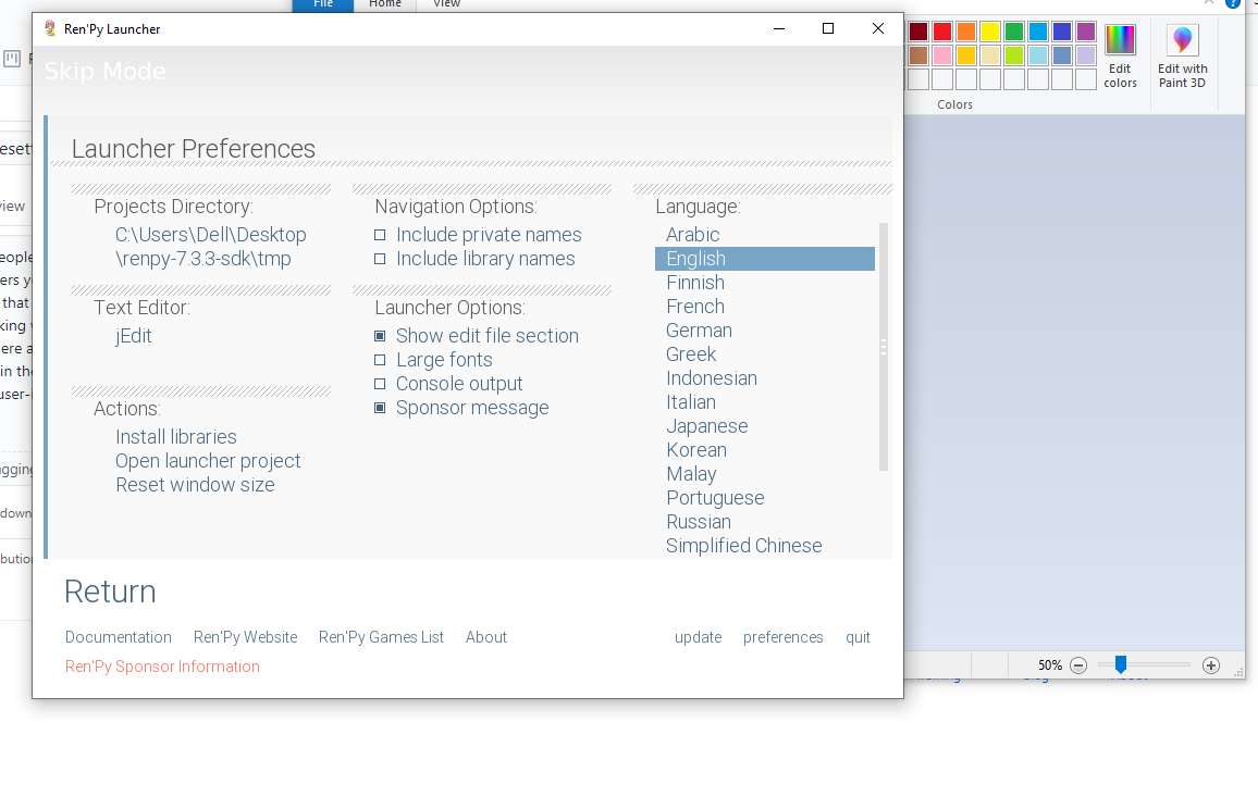 Renpy keeps resetting and loosing projects? · Issue #2629 · renpy/renpy · GitHub