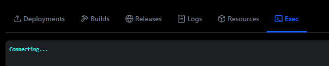 Exec Terminal in UI not working for some deployments · Issue #2948 · hashicorp/waypoint · GitHub
