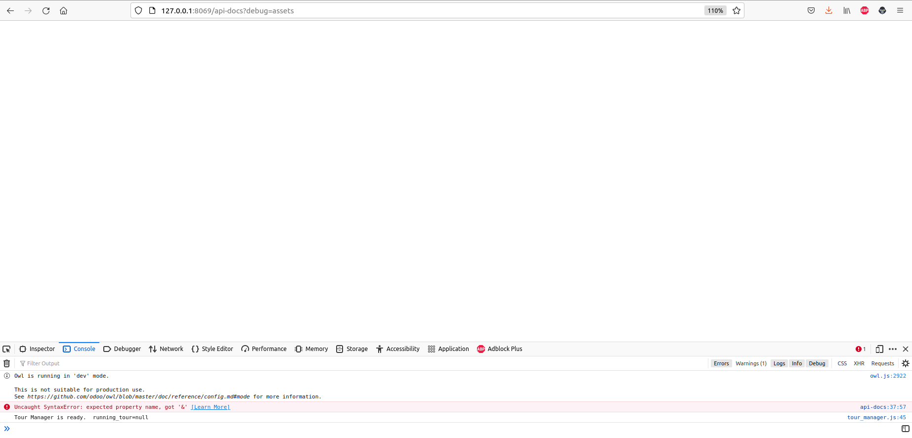 [15.0] swagger documentation not loading · Issue #231 · OCA/rest-framework · GitHub