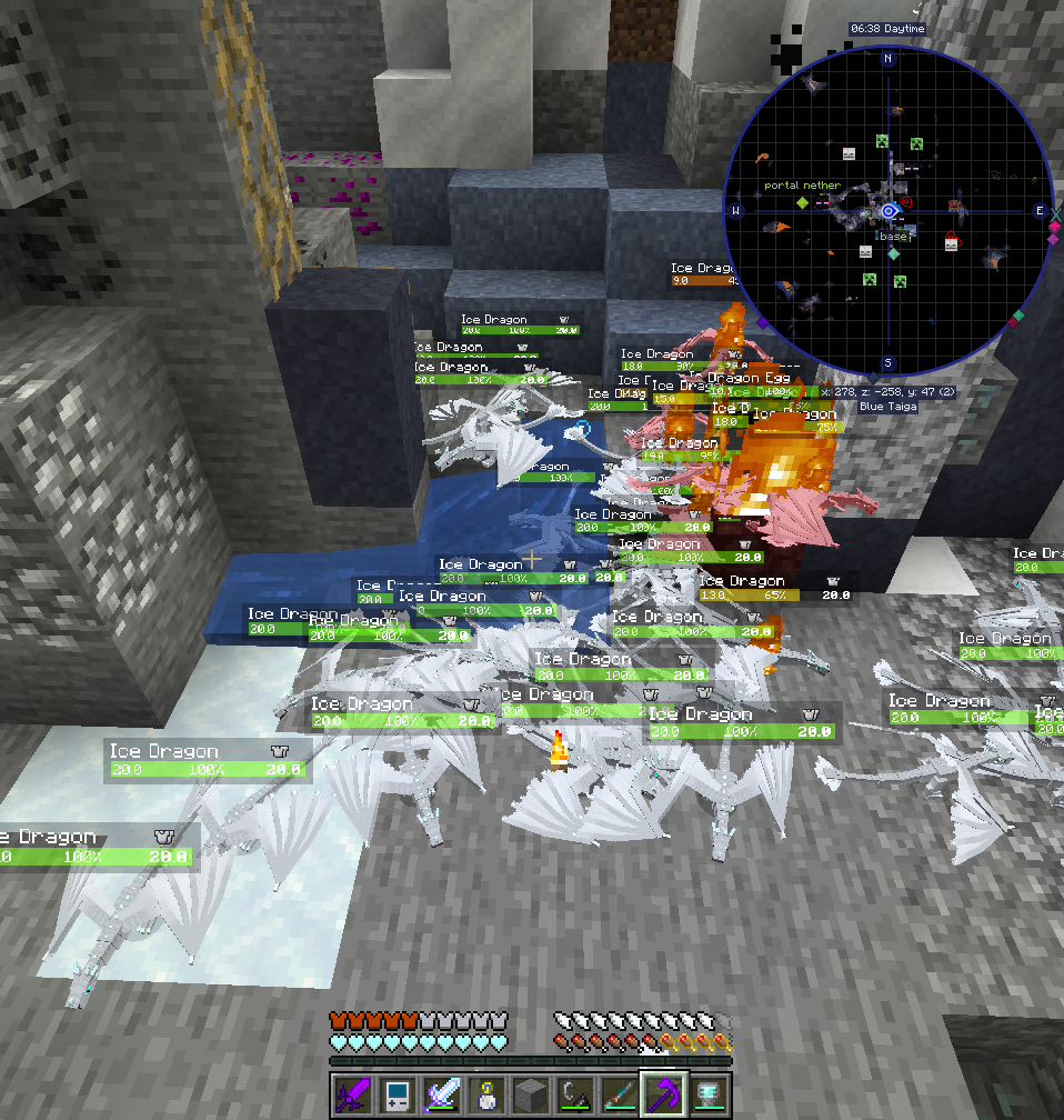 Dupplication of baby ice dragon using a time in a bottle · Issue #4202 · AlexModGuy/Ice_and_Fire ...