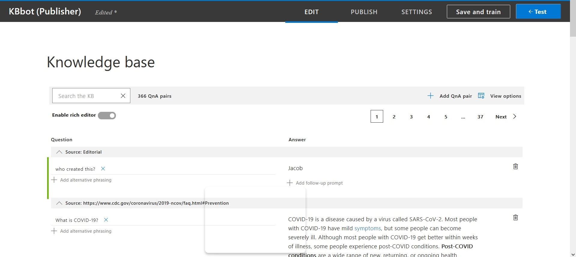 GitHub - YagneshMangali/FRT-HealthBot-FinalProject: AI Health Bot using Azure