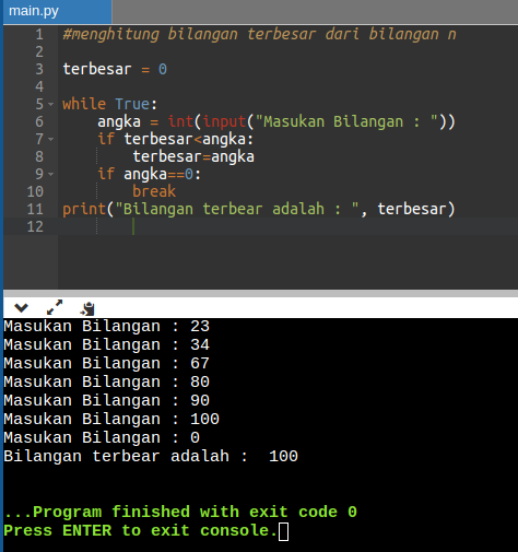 GitHub - mhmmdsatrioz/Bilangan-terbesar-dari-input