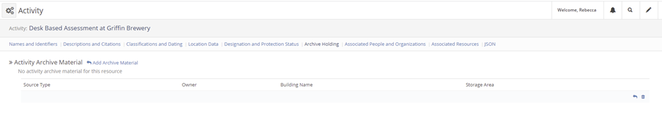Activity - Archive Material data not displaying in report mode · Issue #826 · archesproject ...