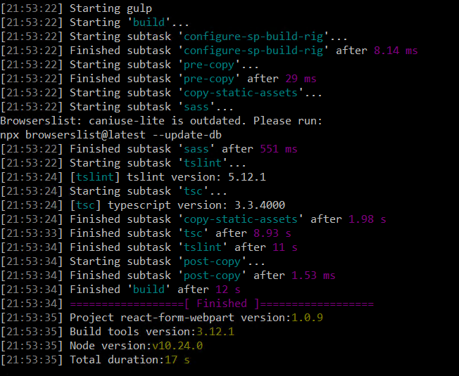 sp-dev-fx-webparts/samples/react-list-form/ Manifest not found for component id "f9e737b7-f0df ...